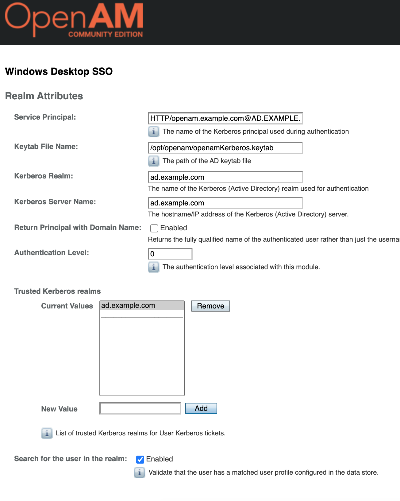 How To Setup Kerberos Authentication With Openam · Open Identity Platform